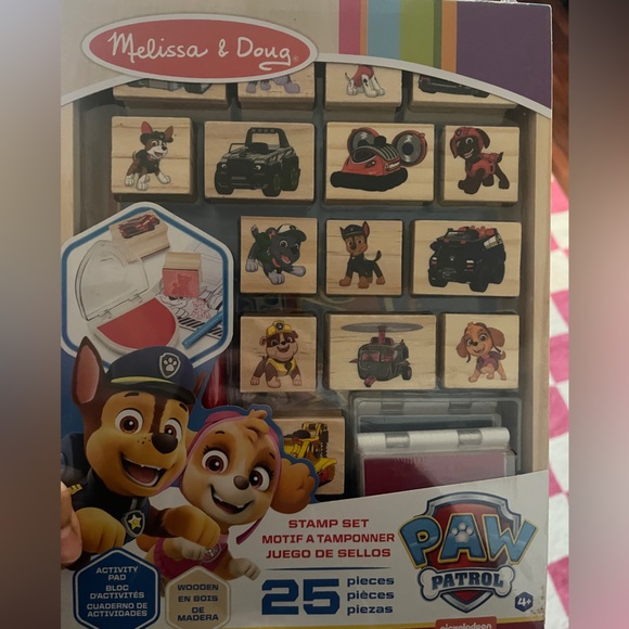 Melissa & Doug | Toys | Melissa Doug Paw Patrol Stamp Set | Poshmark